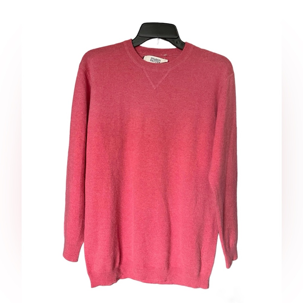 Sharon Batten 100% Cashmere Coral Women’s Knit Sweate… - Gem
